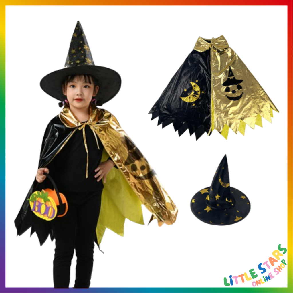 Little Star Magician Cloak and Hat 2pcs for Costume Party Boys and ...