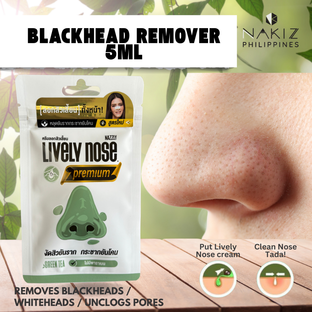 Nakiz Lively Nose: Blackhead and Whitehead Removal Kit for Clear Face and Nose | Shopee Philippines