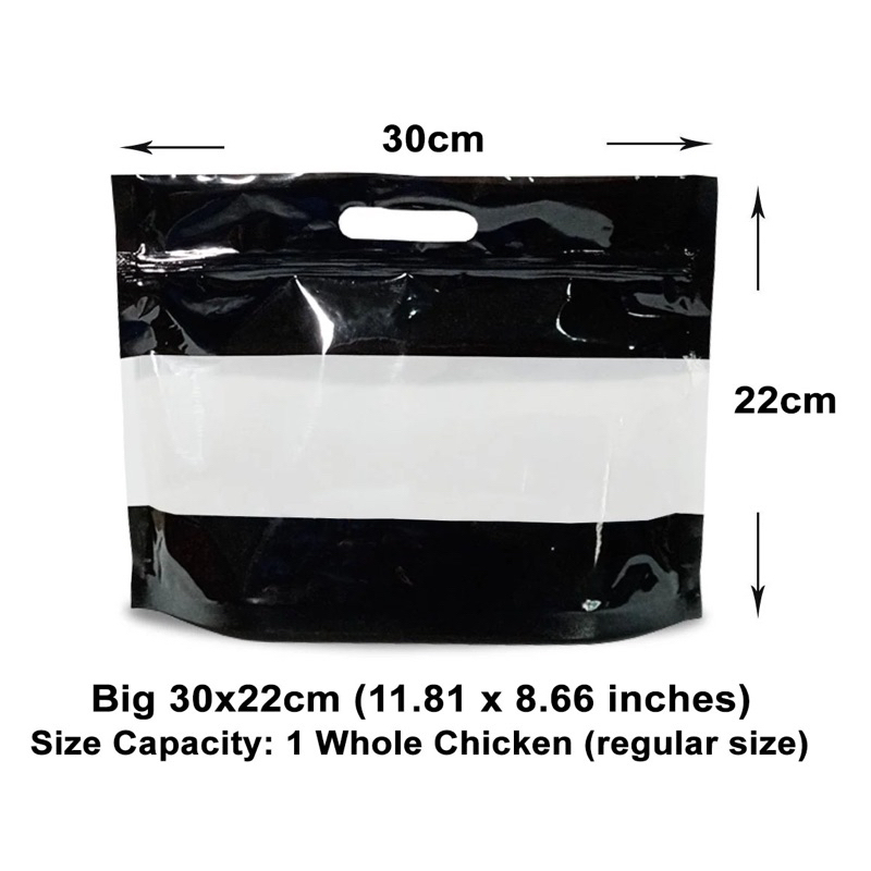 qjoq.ph | 50pcs Chicken Plastic Bag Packaging Ziplock for Lechon Belly ...