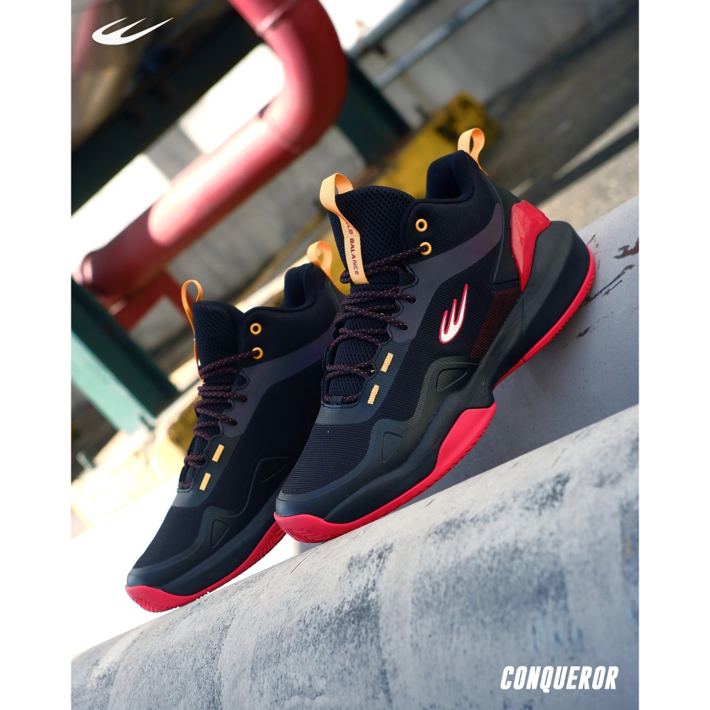 Authentic World Balance Mens Basketball Shoes CONQUEROR Black for Men ...