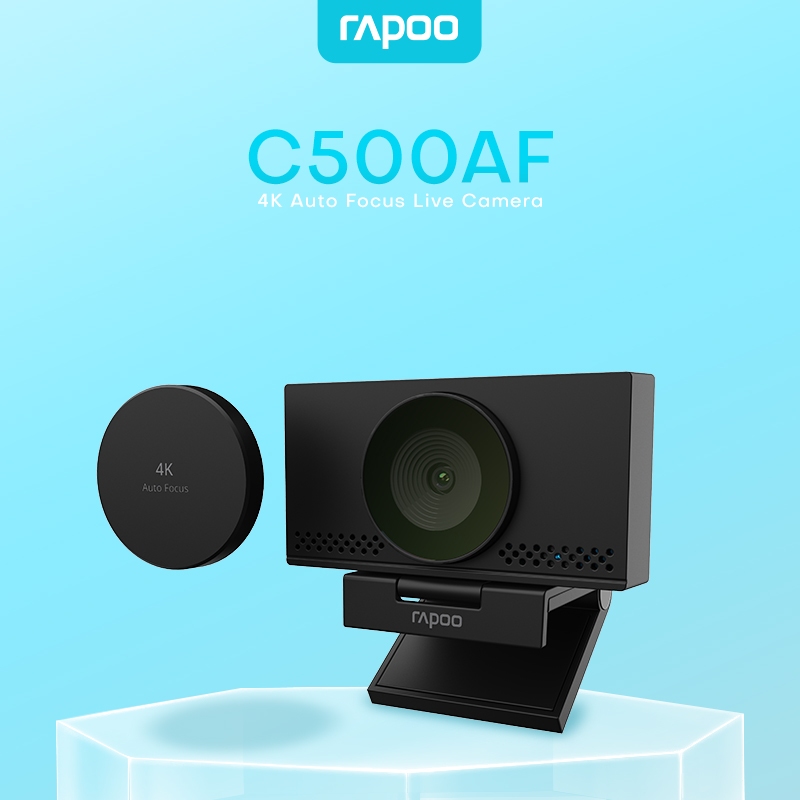 Rapoo C500AF Camera 4K Auto Focus Live Broadcast for Laptop PC | Shopee ...
