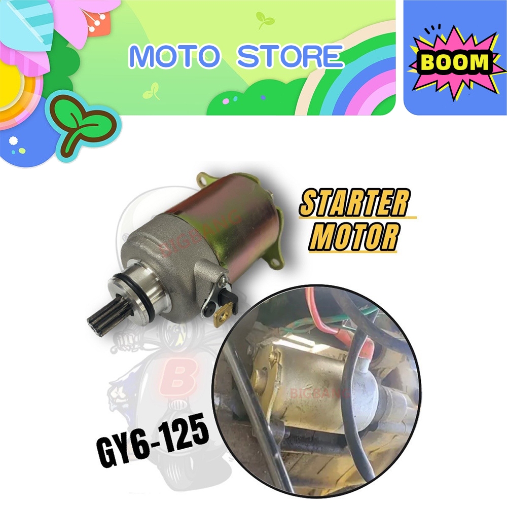 Motorcycle Gy6-125 Starter Motor Gy6 125/Rusi Gala/Rusi Passion ...