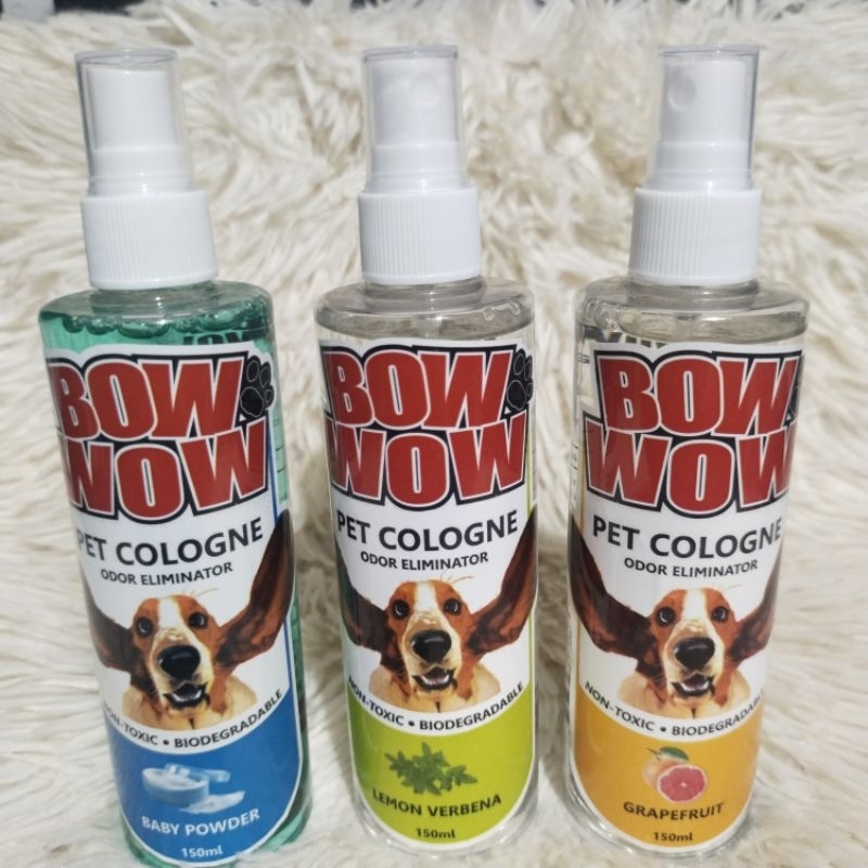 Bow Wow Pet Cologne Odor Eliminator 150ml (Price per Piece) | Shopee ...
