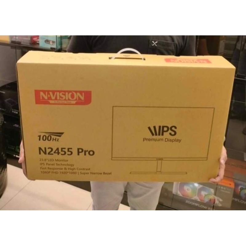 Nvision N2455PRO 100Hz IPS Panel 23.8" Full HD Super Narrow Bezel Display Monitor | Shopee ...