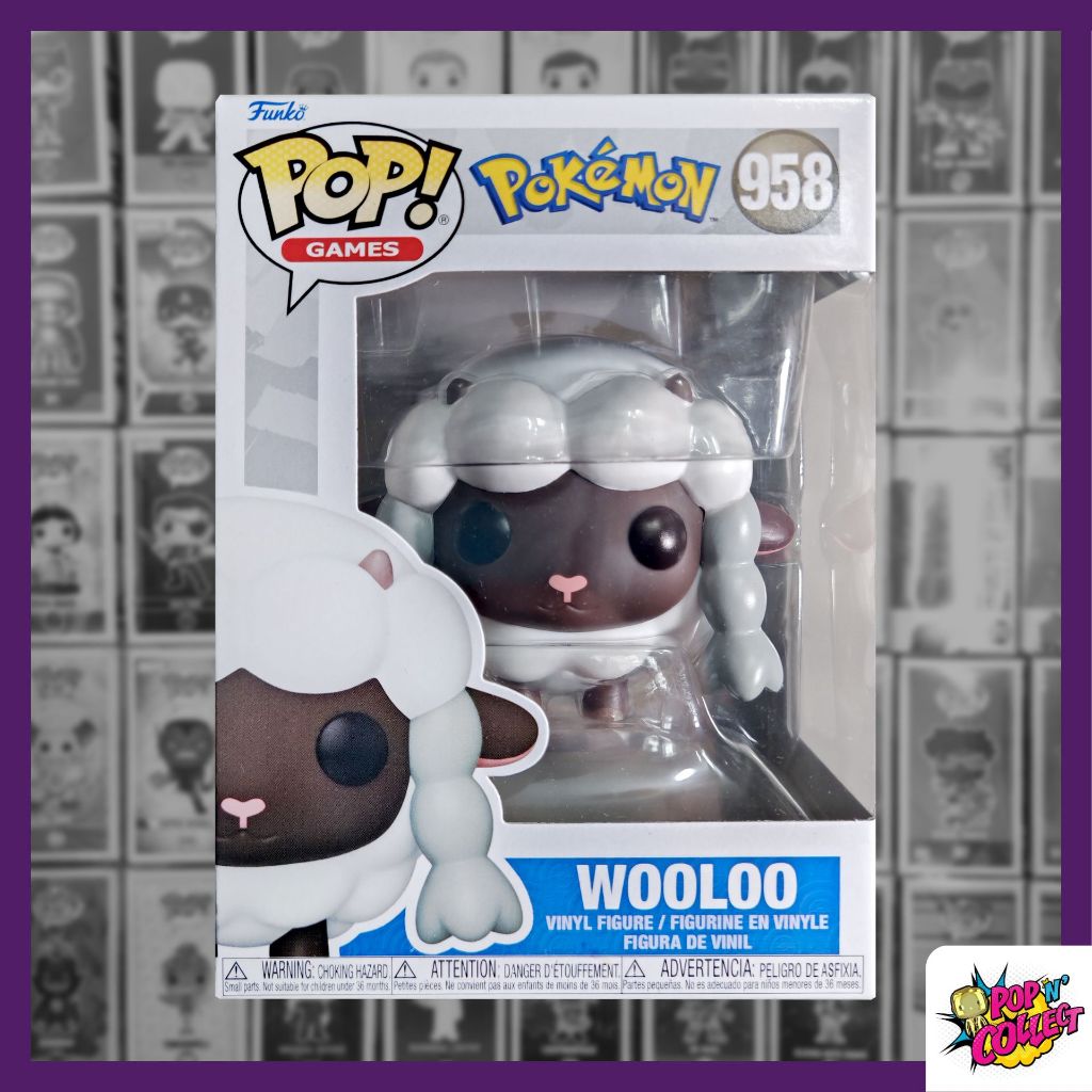 Funko Pop! Pokemon - Wooloo 958 w/ Free Protector (Sold by Pop N ...