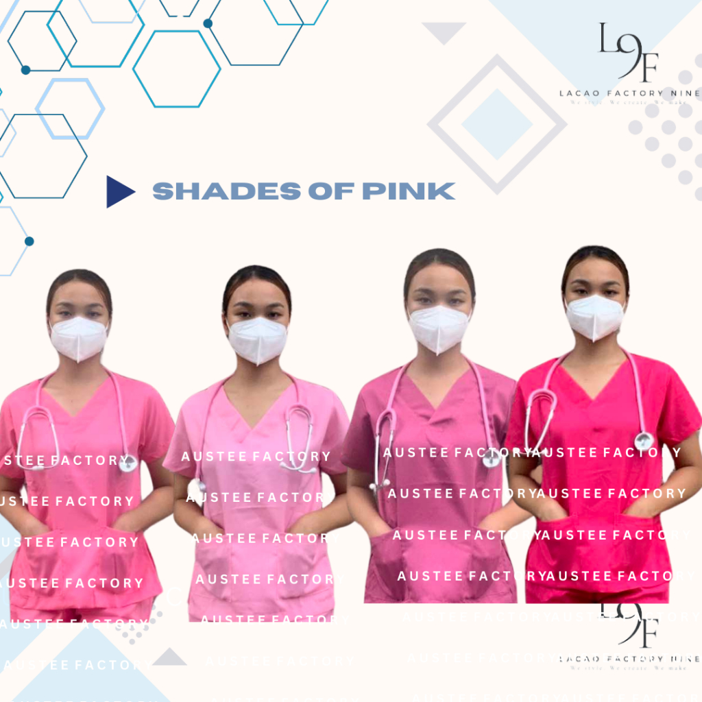 Ao Manufacturer Pink Top Scrub Suit for Medical Uniform Nurses ...