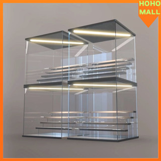 Acrylic Display Box With Light Figures Collectibles Display Case 3 ...