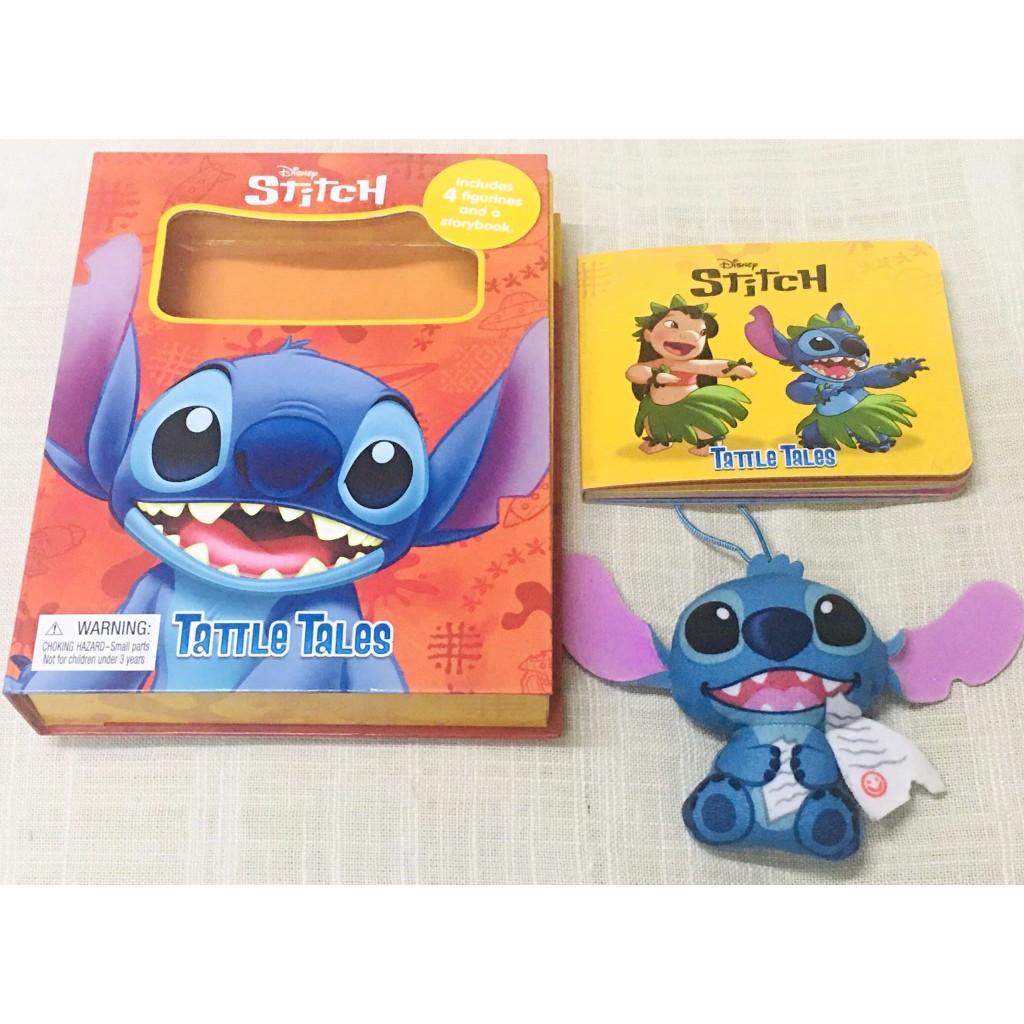 Disney Stitch Tattle Tales Book Set with Stitch Plush Toy | Shopee ...