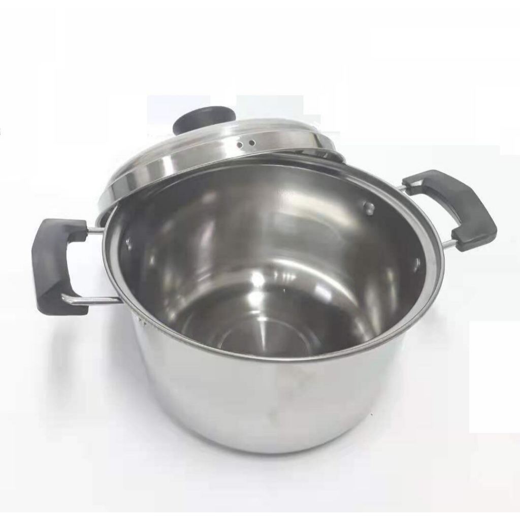 Kaserola Cooking Pot Double Black Handle Caserole Stainless Steel ...