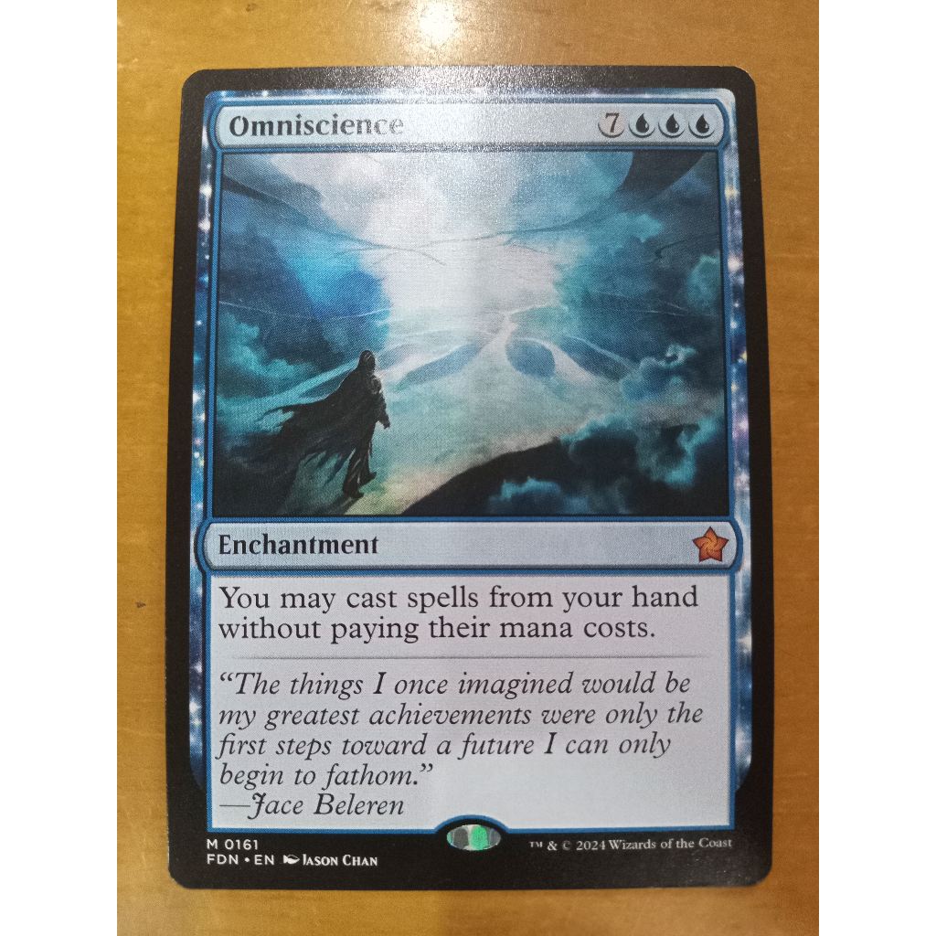 MTG Omniscience Mythic FDN Foundations Magic the Gathering ENG | Shopee Philippines