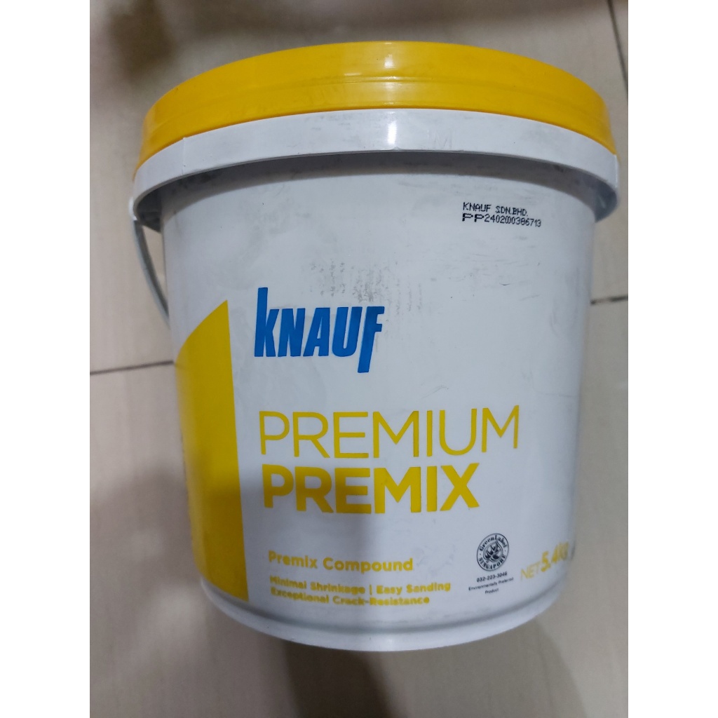 Knauf Premium Premix Air-Drying and Lightweight Putty 5KG | Shopee ...