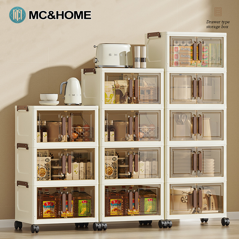 MC&HOME Foldable Storage Cabinet Clothes Drawers Storage Box Toys ...