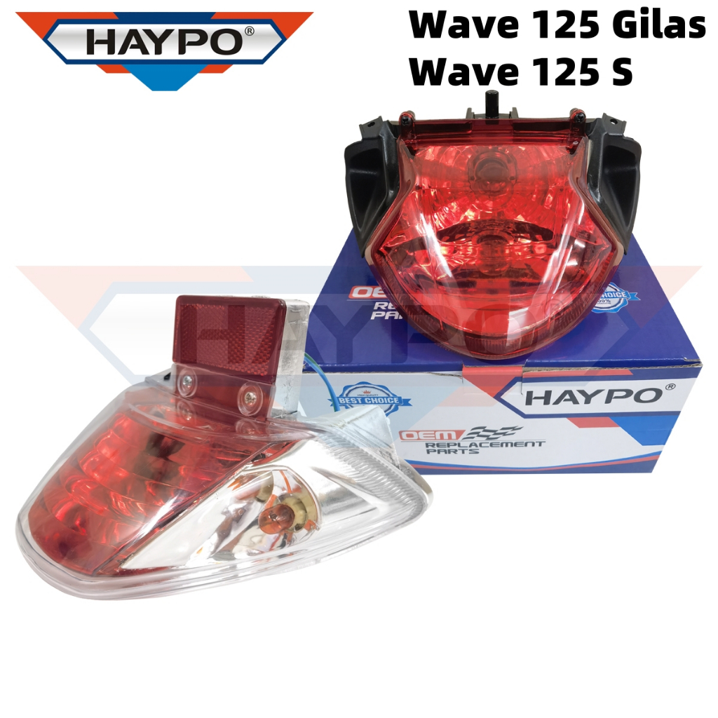 Haypo Tail Light For Wave 125S Wave 125 Gilas Tail Lamp Brake Light ...