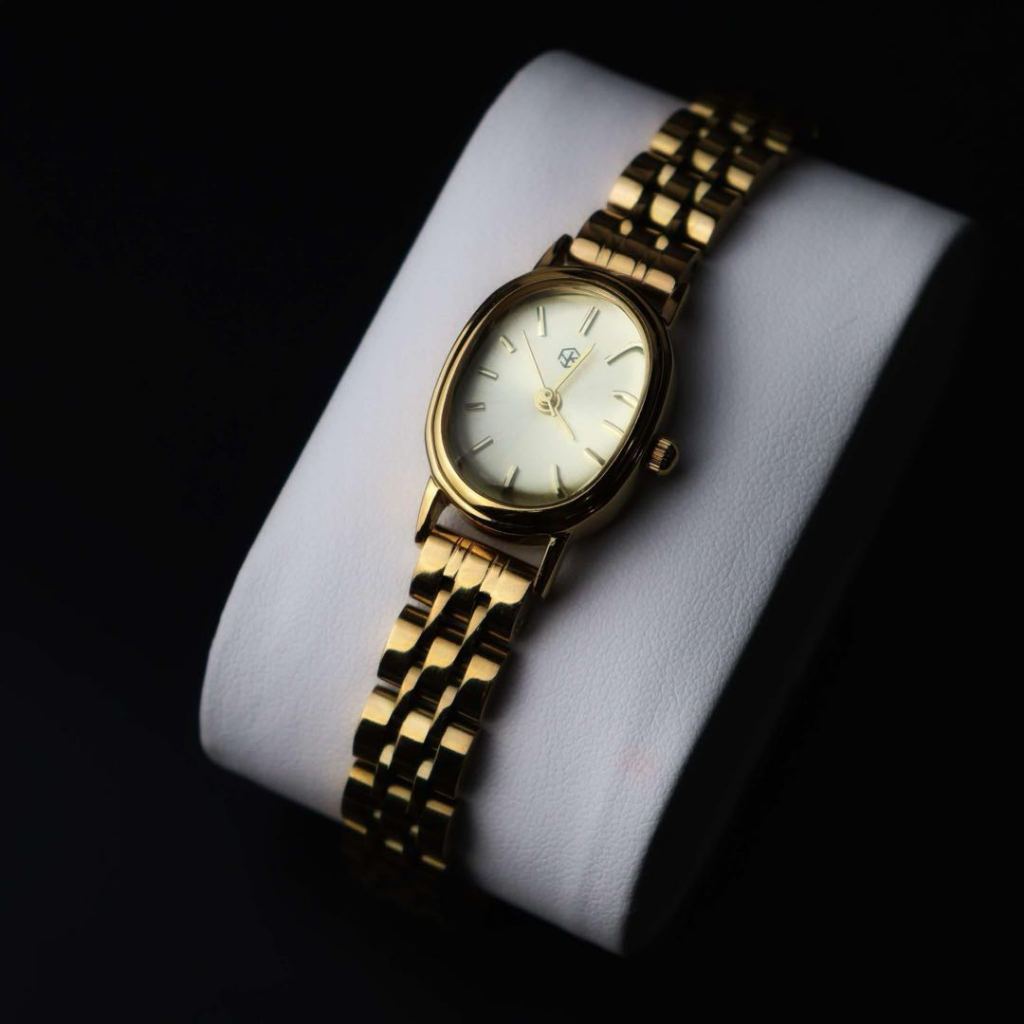 HB Jewelry DEMETER Minimalist Retro Oval Fashion Brushed Strap Watches ...