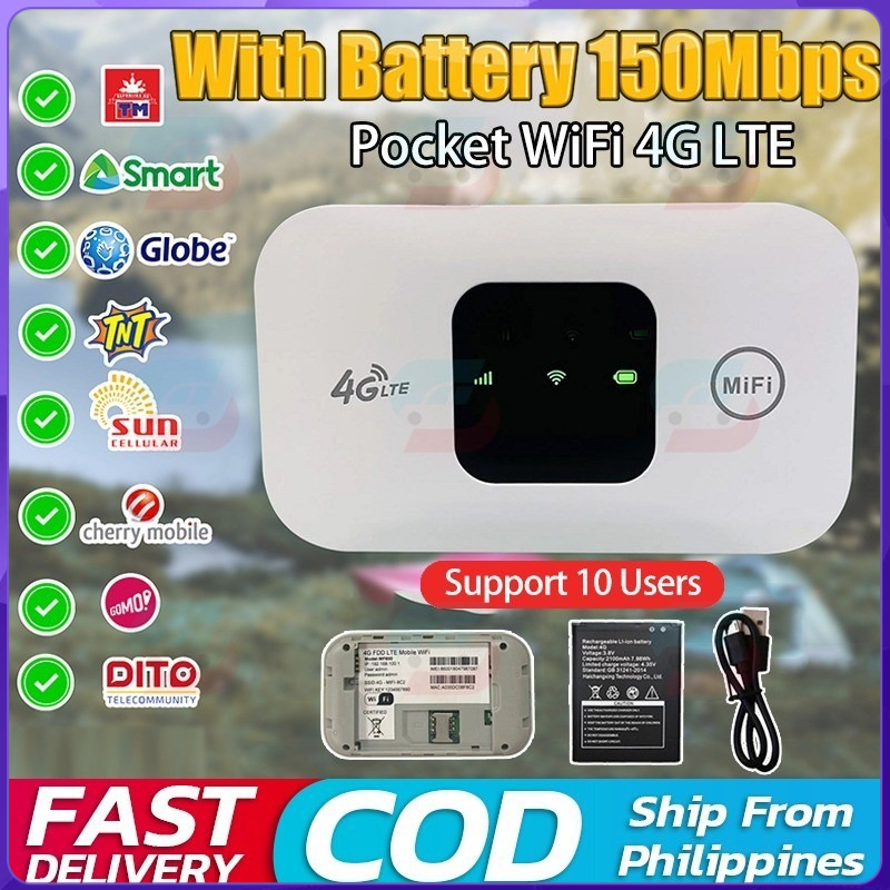 MF800 Pocket WiFi Openline 4G LTE Hotspot Router Modem Universal Sim ...