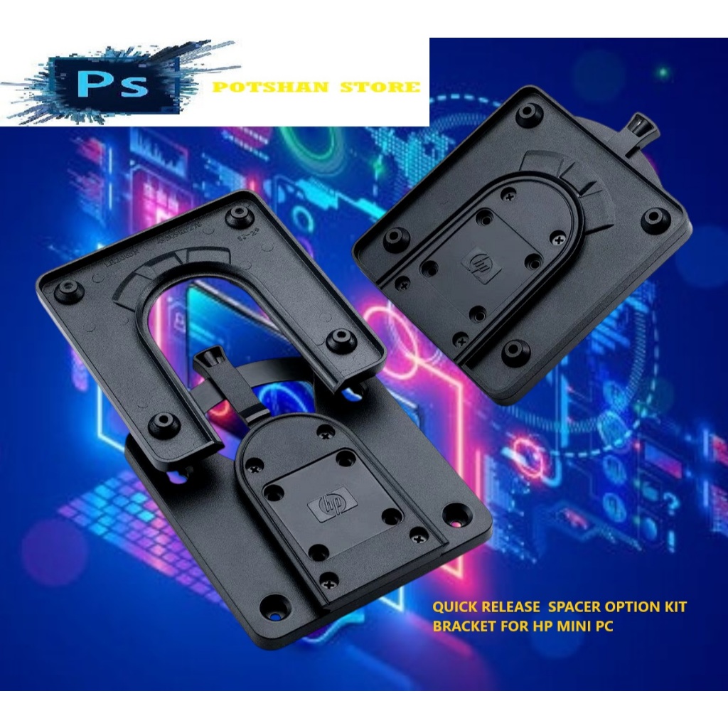 HP Quick Release Bracket for Monitor, Mini PC, Display Stand, Mounting ...