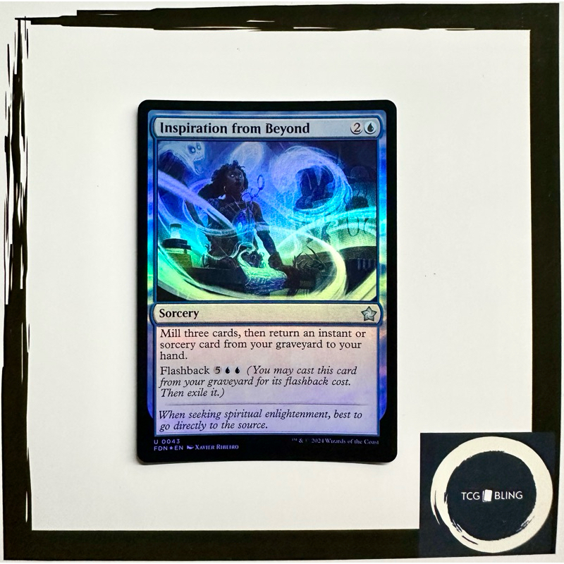 Inspiration from Beyond MTG - Foundations (Normal Foil) | Shopee Philippines