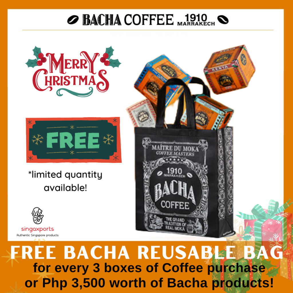 [FREE GIFT] Bacha Reusable Woven Tote Bag (BLACK) | Shopee Philippines