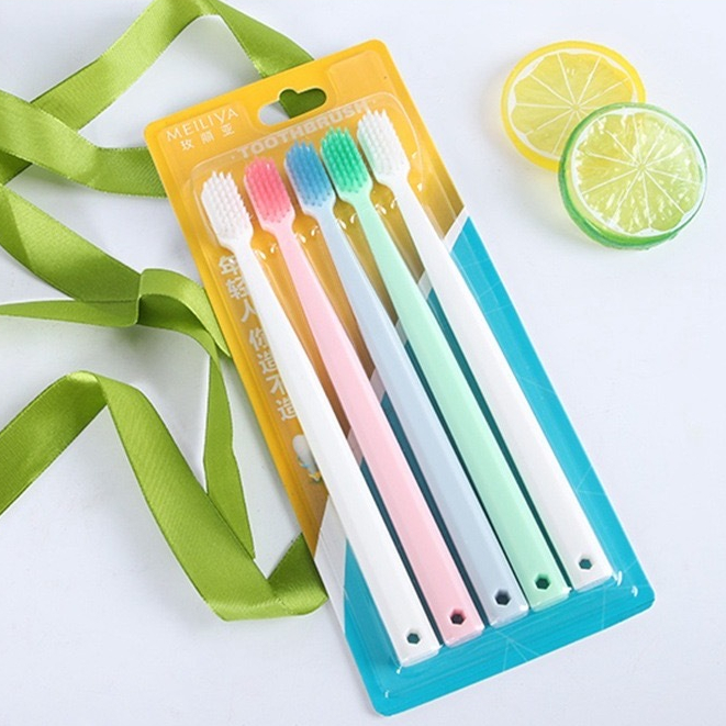 5pcs toothbrush Soft Bristles Deep Cleaning Gum Sensitive Tooth brush ...