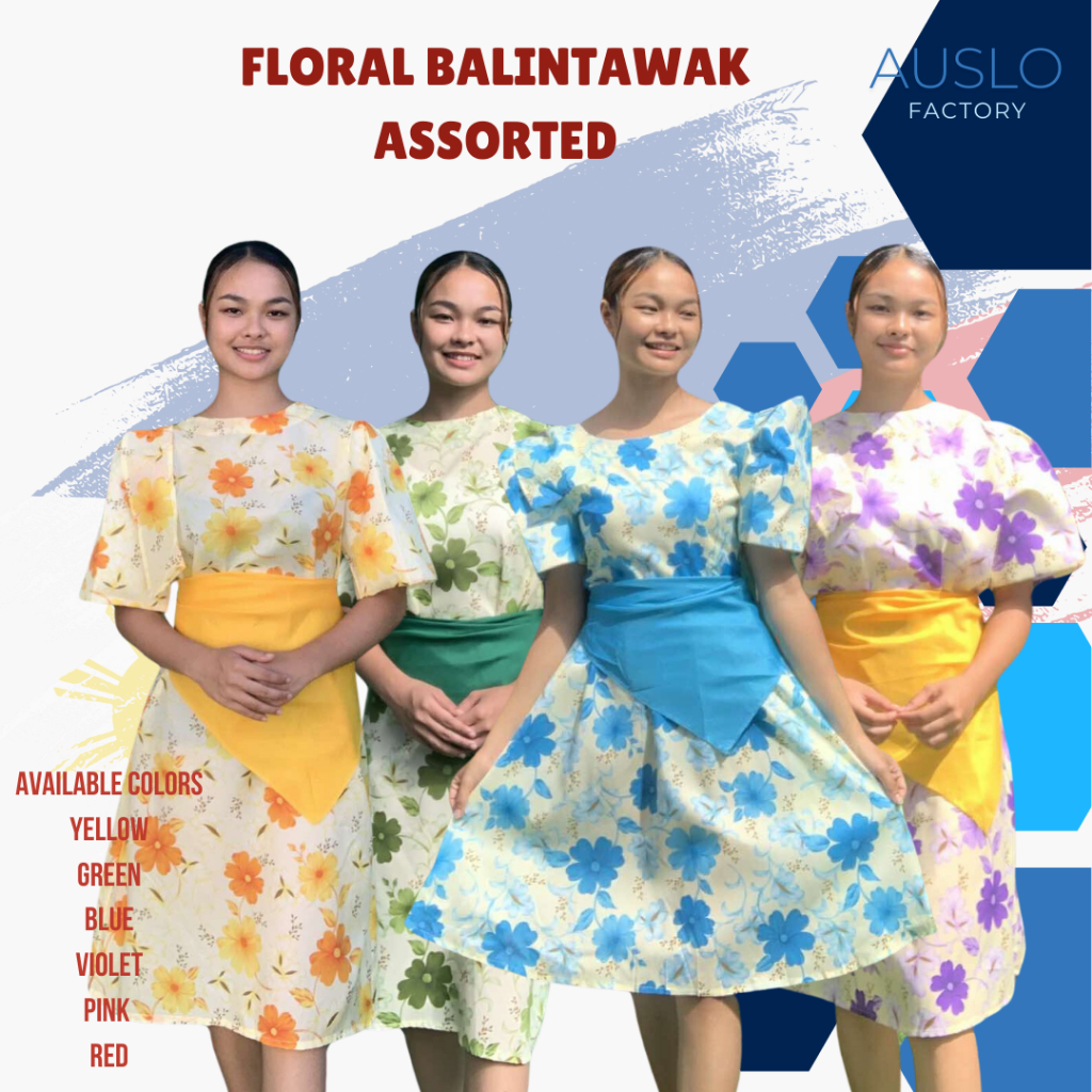 Af Balintawak floral Attire For Buwan Ng Wika | Shopee Philippines