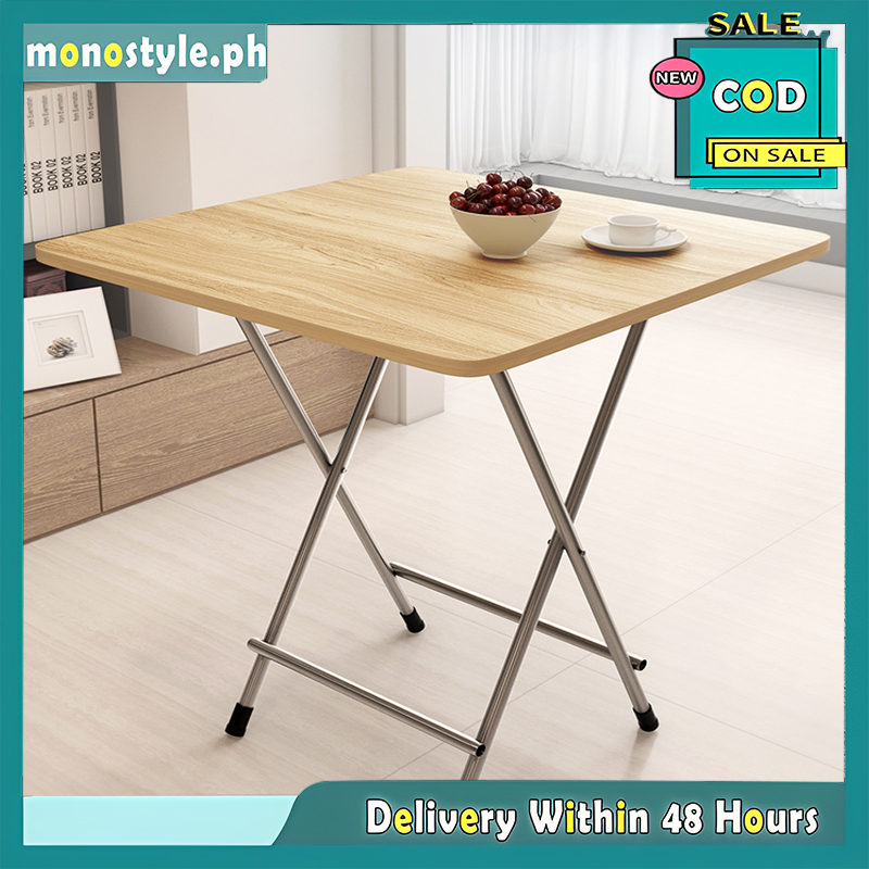MONOSTYLE Folding Dining Table Portable Desk Computer Table Outdoor ...