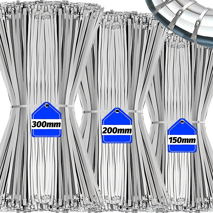 20Pcs Stainless Steel Cable Ties/Heavy Duty Self-Locking Metal Cable Tie Wrap | Shopee Philippines