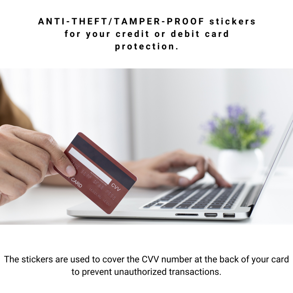 Cartoons CVV Stickers (Anti-Theft, Waterproof Stickers for ATM, Credit ...