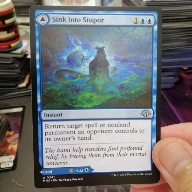 Sink into Stupor / Soporific Springs MH3 MTG card magic the gathering ...