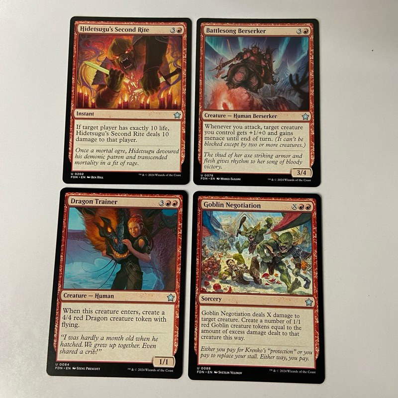 HIDETSUGU’S SECOND RITE BATTLESONG BERSERKER DRAGON TRAINER GOBLIN ...