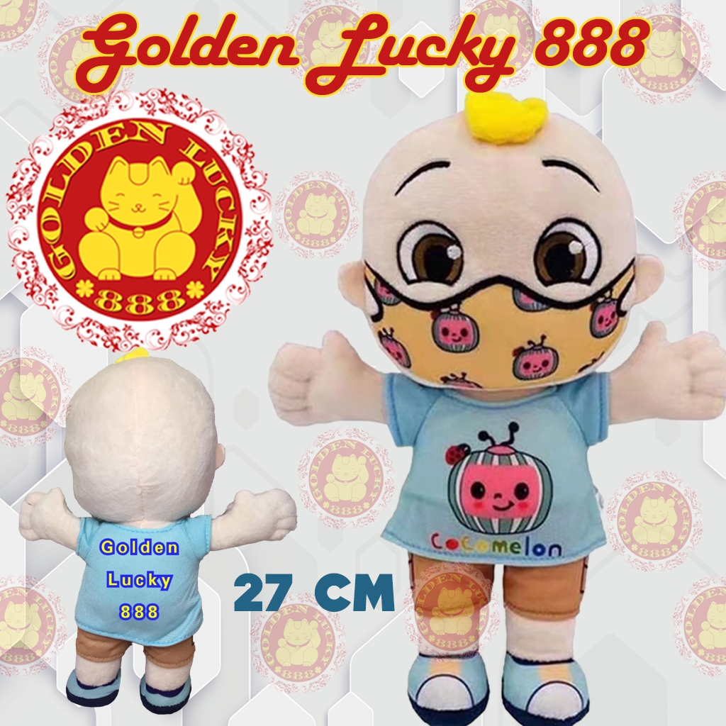 JJ Cocomelon mask Plush Toy Stuffed Doll Educational Kids Children ...