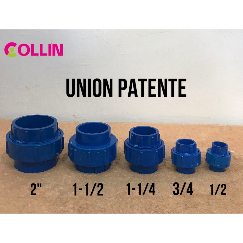PVC BLUE UNION PATENTE 1/2 3/4 1 PVC BLUE FITTINGS PIPE PUMP PARTS ...