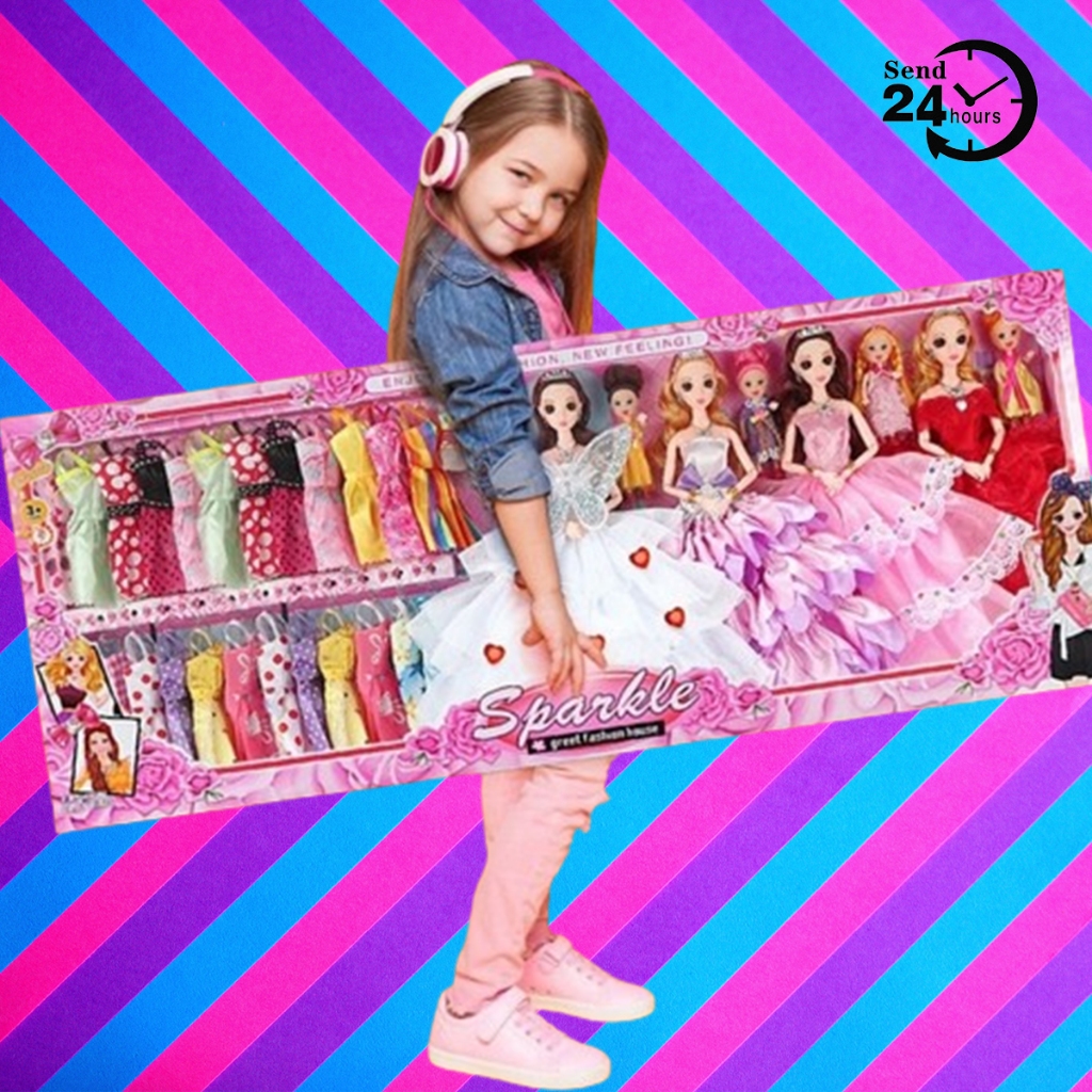 Doll Set Big Gift 80cm Box Princess Girl Children Toy Cloth Baby ...