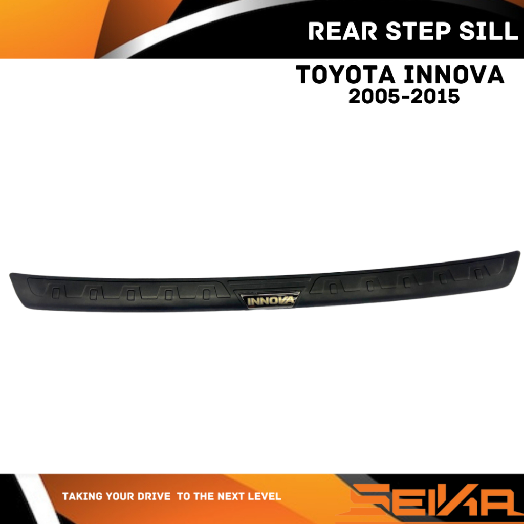 TOYOTA INNOVA (2005-2015) Rear Step Sill/Rear Bumper Guard | Shopee ...