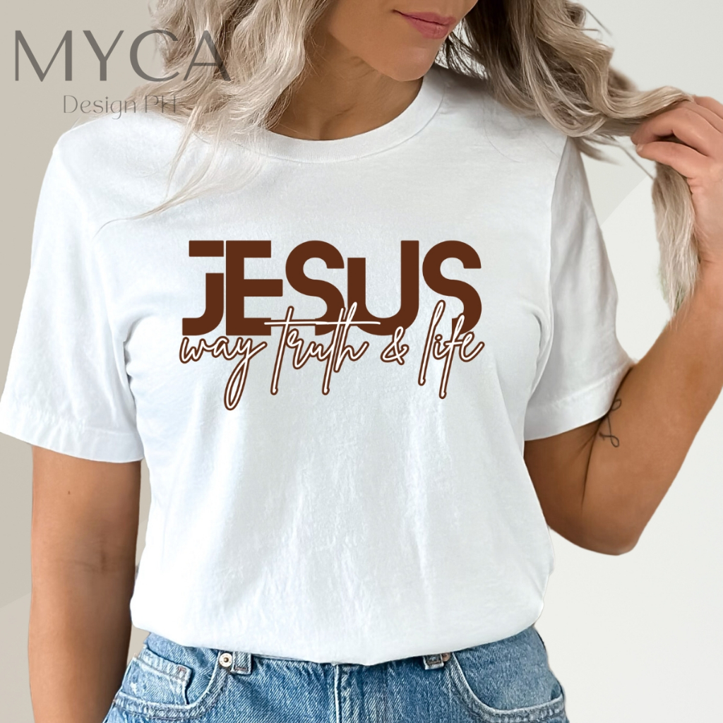 Jesus The way truth and life Christian Shirt Sublimation Tshirt ...