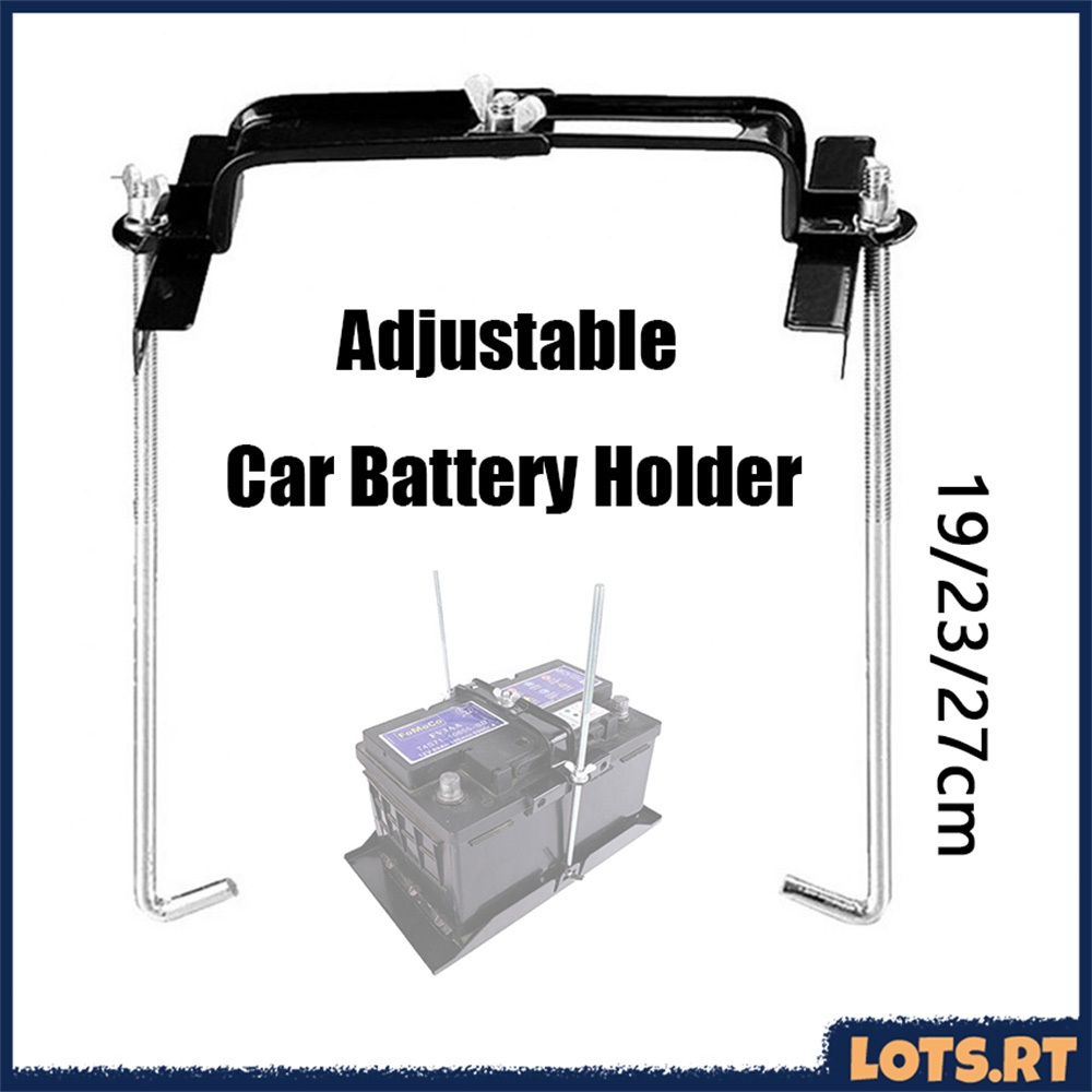 19/23/27cm Adjustable Car Battery Holder Bracket Iron Battery ...
