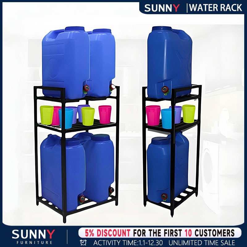 SUNNY Water Container Rack/Multi-Layer Water Tank Rack Water Gallon ...