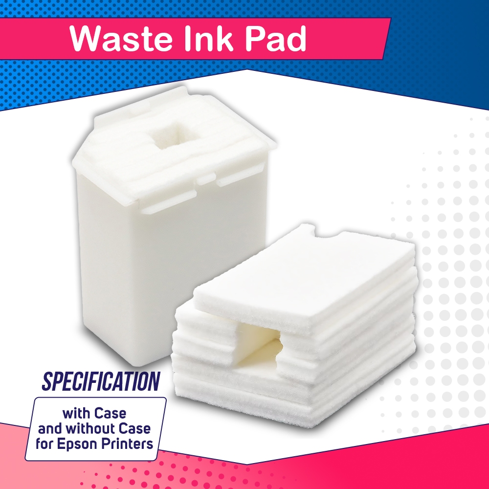 Waste ink pad maintenance box sponge pad with case & without case for ...