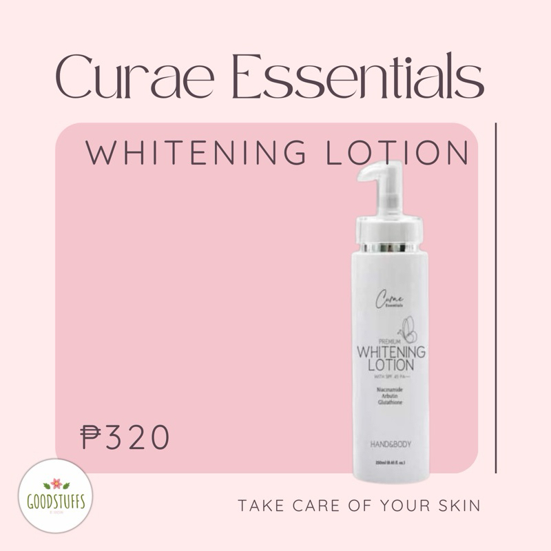 AUTHENTIC 𝐂𝐔𝐑𝐀𝐄 𝐏𝐑𝐄𝐌𝐈𝐔𝐌 𝐖𝐇𝐈𝐓𝐄𝐍𝐈𝐍𝐆 𝐋𝐎𝐓𝐈𝐎𝐍 (250ml) | Shopee Philippines