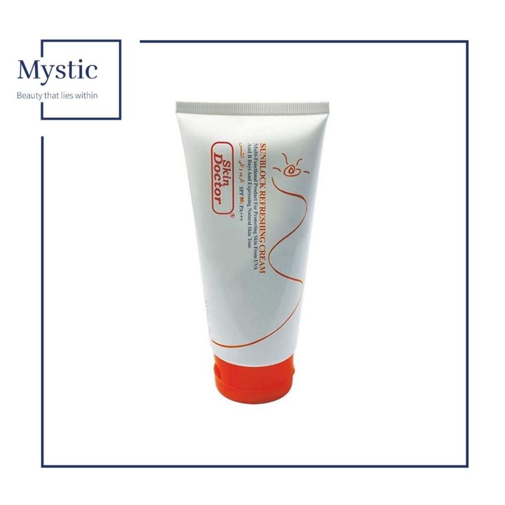 SKIN DOCTOR SUNBLOCK REFRESHING SPF 80 CREAM - 150G | Shopee Philippines