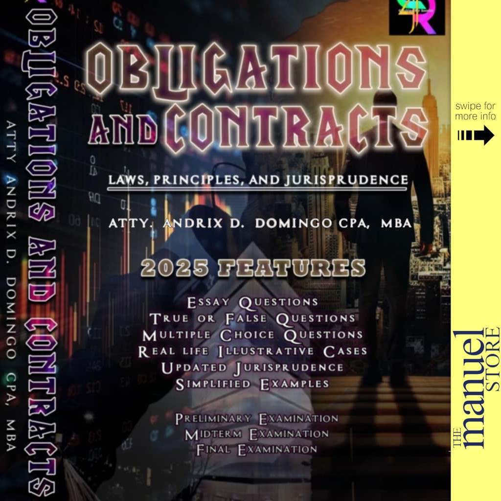 Andrix Domingo (2025) - Obligations & Contracts - Laws, Principles ...