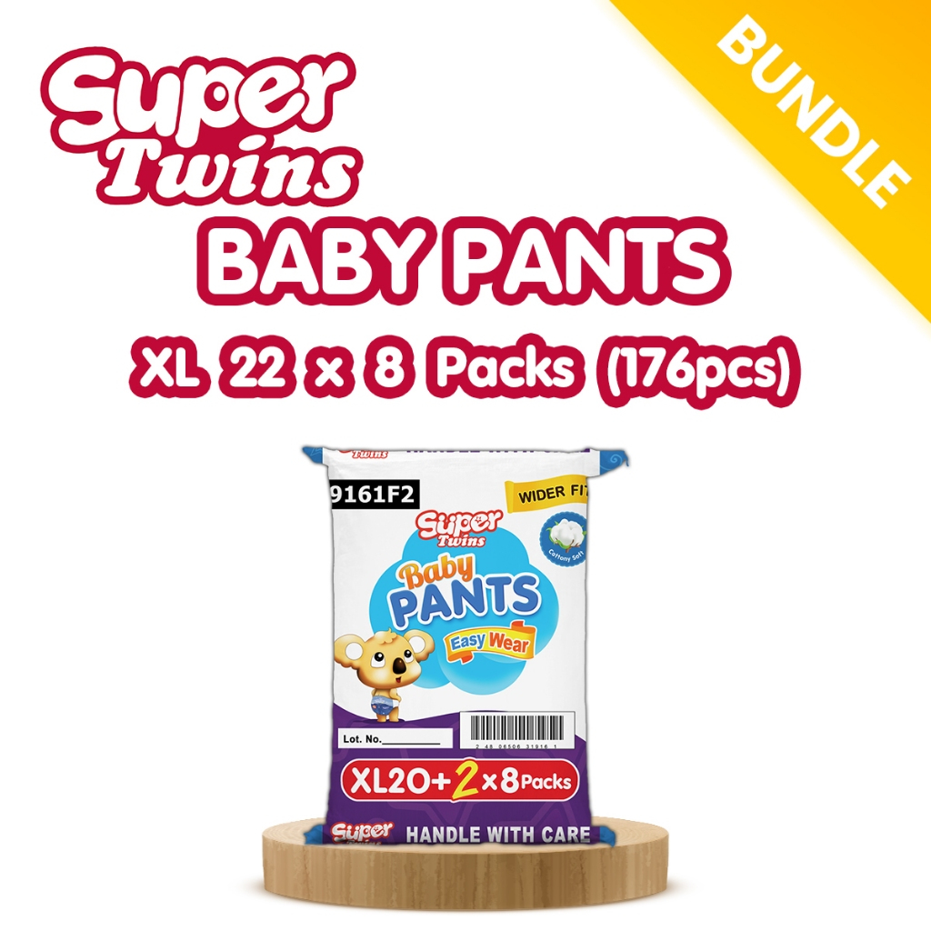 (Online Exclusive) Super Twins Pants Mega XL 176's | Shopee Philippines