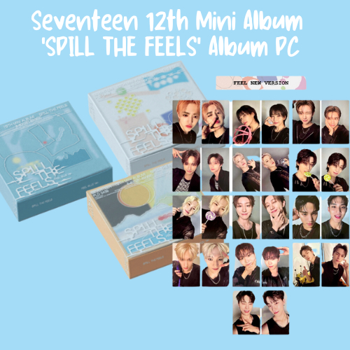 17 12th Mini Album 'SPILL THE FEELS' SVT | Tingi | Album Components ...