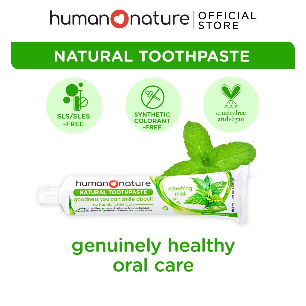 Human Nature Natural Toothpaste (No Harmful Chemicals) | Shopee Philippines