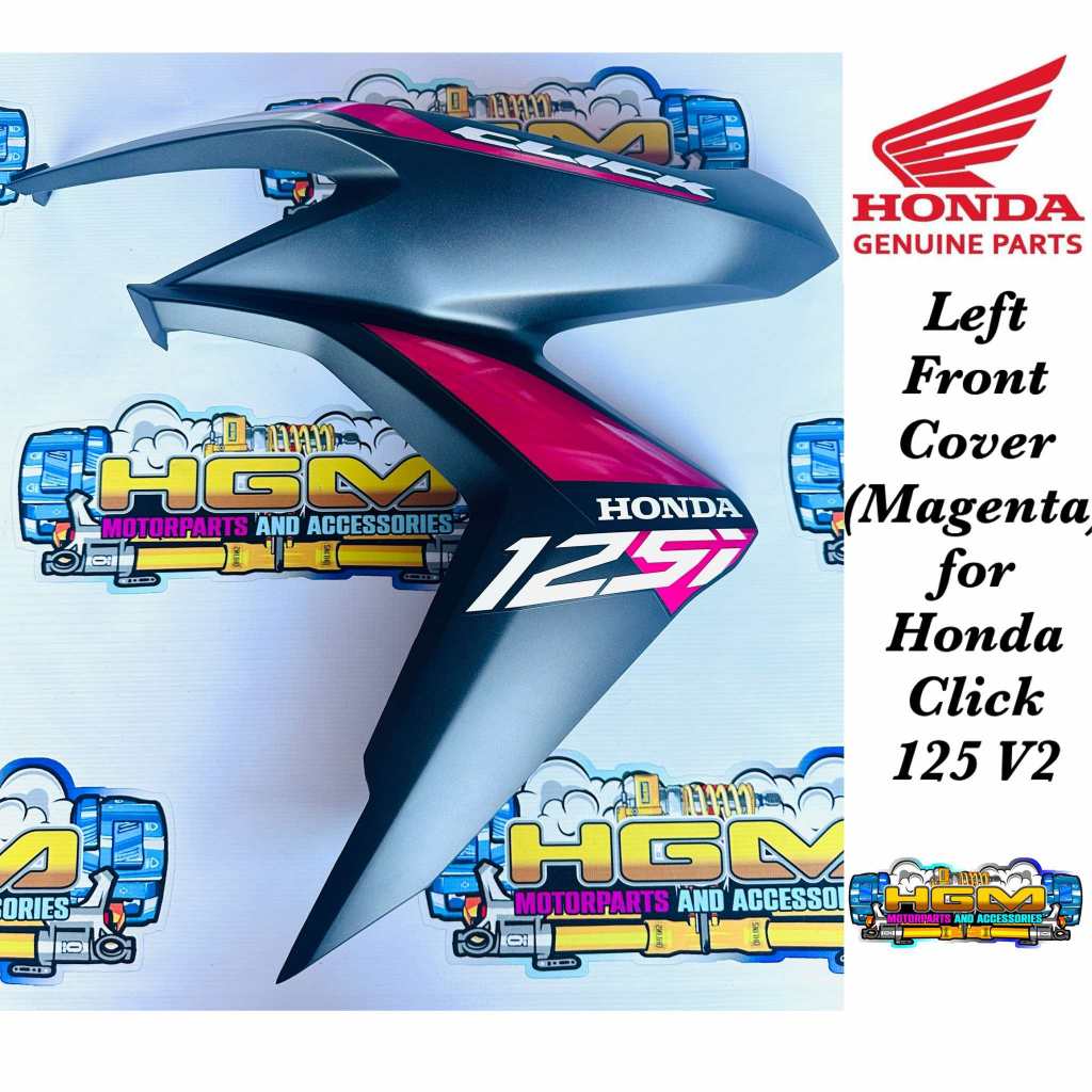 LEFT SIDE FRONT COVER (MAGENTA) 2020 MODEL HONDA CLICK 125i V2 | 64600 ...