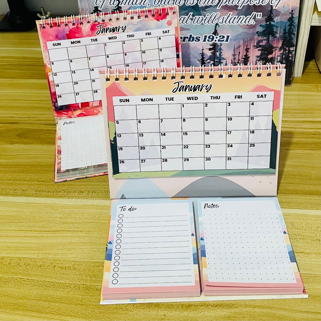 2025 Desk Calendar + Notepad Set | 2025 Desk Calendar | Mini Notepad ...