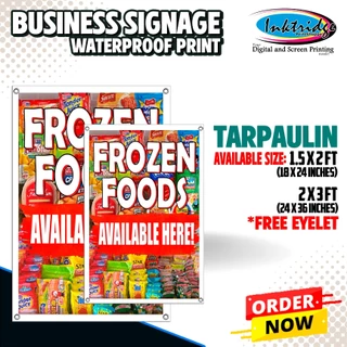Shop frozen foods tarpaulin for Sale on Shopee Philippines