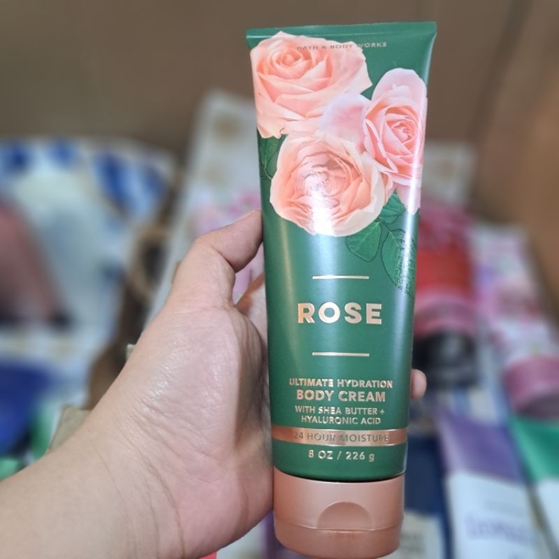 Original Bath & Body Works USA Rose Body Cream Lotion (Airy Rose Water ...