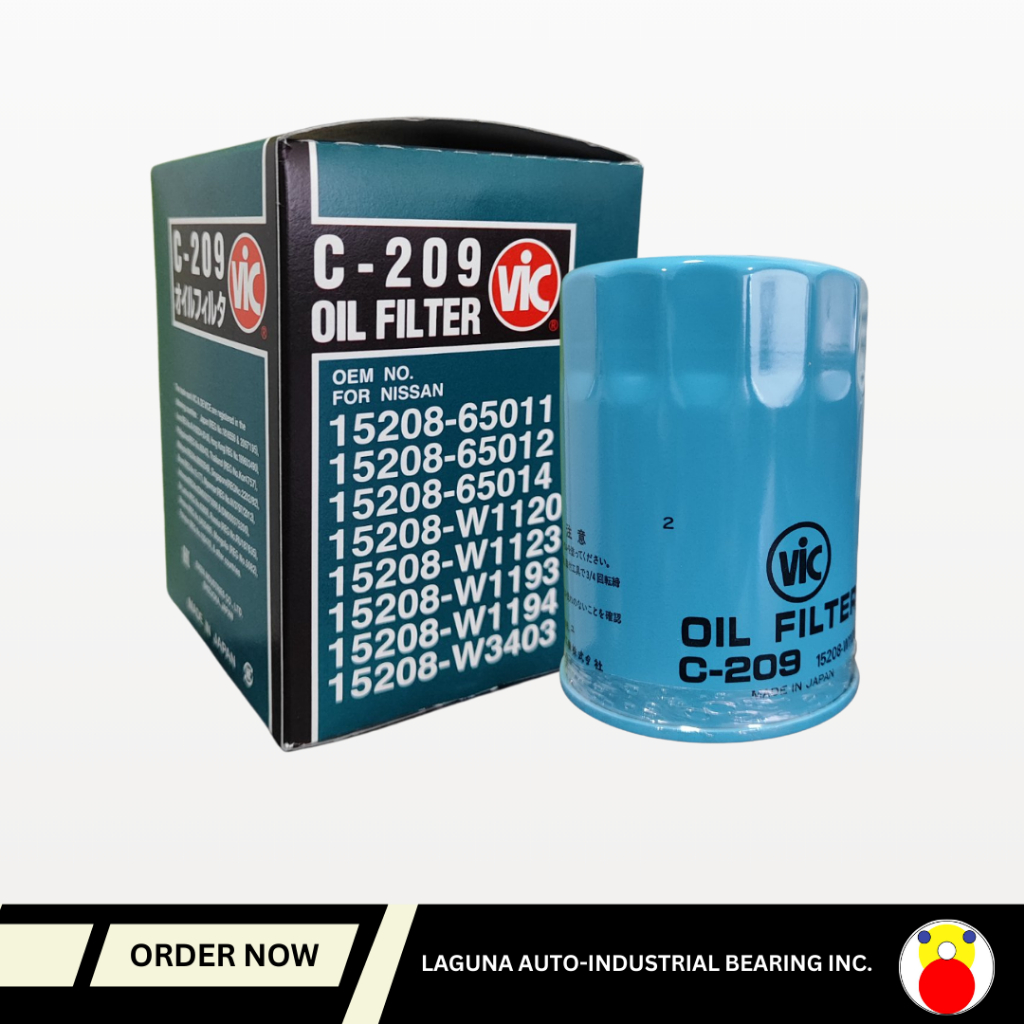 VIC Oil Filter C-209 for NISSAN URVAN 2001-2015 , FRONTIER TD23, TD25 ...