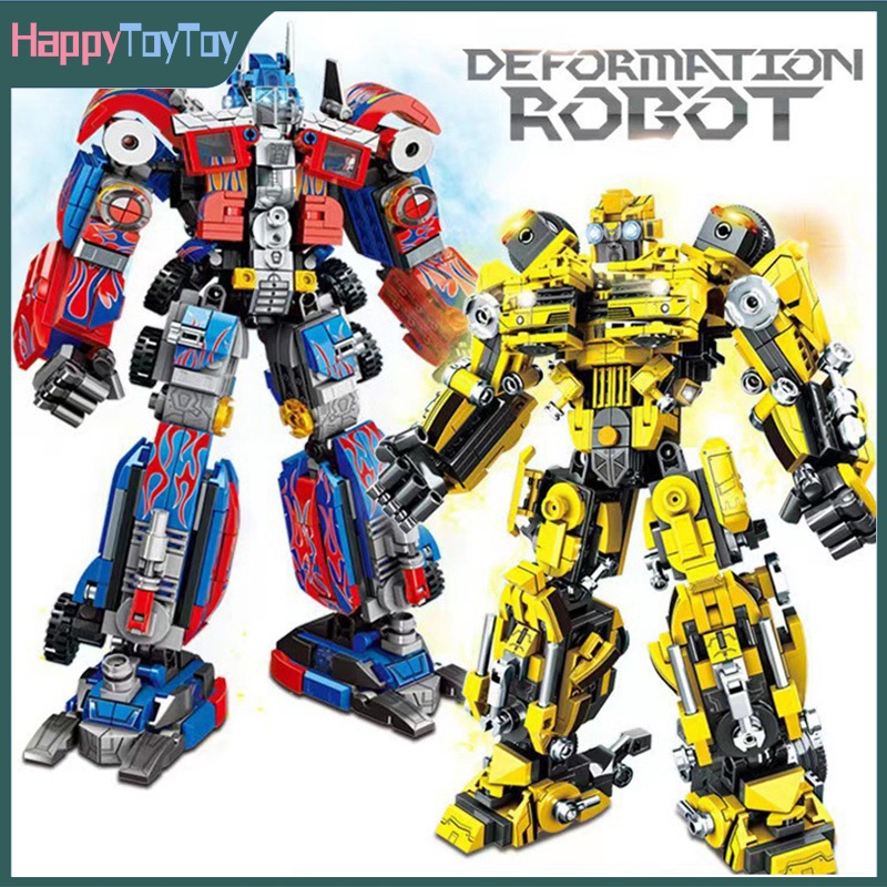 Deformation Robot Toys Transformer Cars Building Blocks Large 3D Model ...
