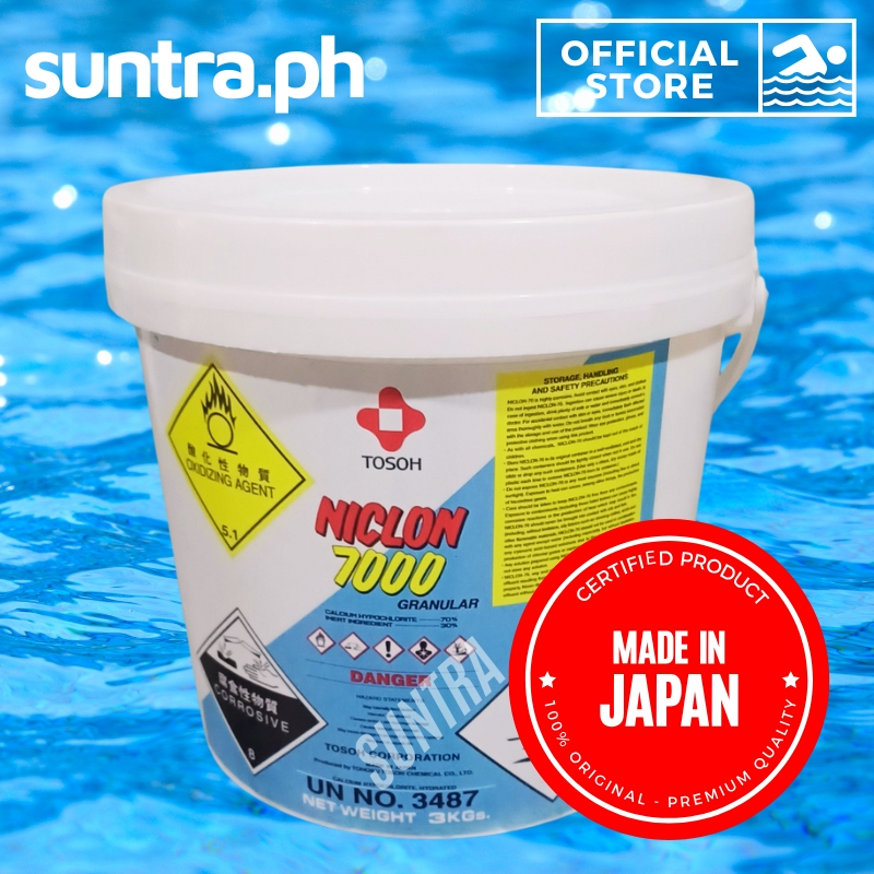 Niclon Japan 3 kilos Chlorine for Swimming Pool Made in Japan | Shopee ...